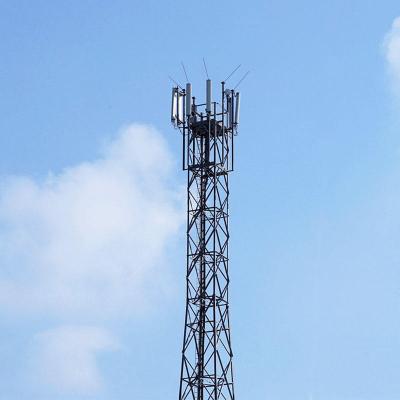 China Custom height angle steel tower with hot dip galvanized anti corrosion treatment suitable for 4G 5G signal transmission and radio coverage for sale