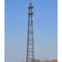 China Custom height angle steel tower with hot dip galvanized anti corrosion treatment suitable for 4G 5G signal transmission and radio coverage for sale