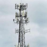 China Custom height angle steel tower with hot dip galvanized anti corrosion treatment suitable for 4G 5G signal transmission and radio coverage for sale