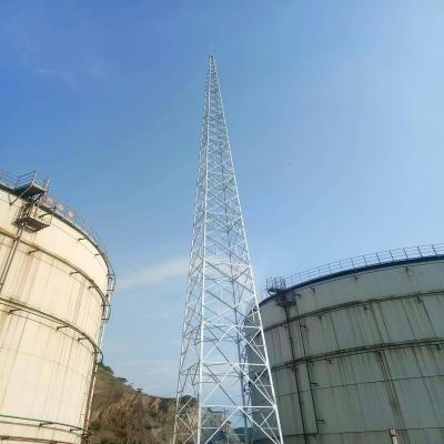 China Lightning Tower Customized Height Lightning Protection Tower from 10m to 60m with Excellent Wind Resistance and Corrosion Protection for sale