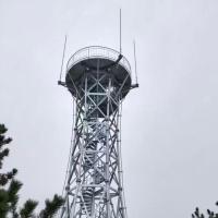 China Radar Tower customizable height from 20 to 80 meters with hot dip galvanizing for rust proof long outdoor service and easy maintenance for sale