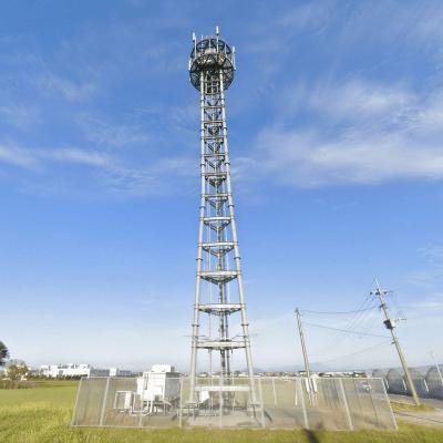 China 3-Leg Hot-Dip Galvanized Steel Tubular Lattice 5g Cell Tower Self-Supporting Design for Substation Communication for sale