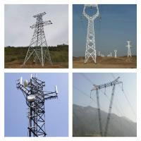 China 3-Leg Hot-Dip Galvanized Steel Tubular Lattice 5g Cell Tower Self-Supporting Design for Substation Communication for sale