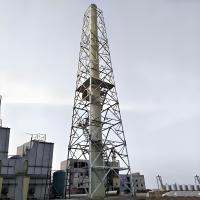 China Chimney Tower Hot Dip Galvanized Steel Support for Industrial Flue Pipes with Strong Resistance to Wind Shaking and Corrosion Damage for sale