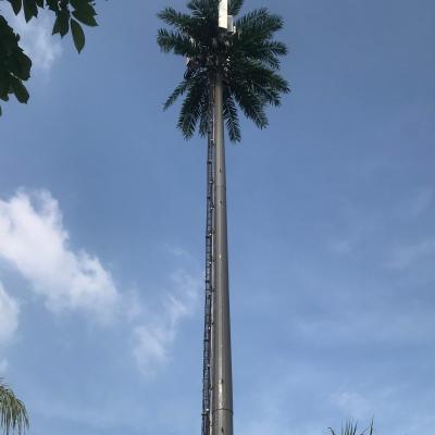 China Customizable height Bionic Tree Tower with wind resistant steel structure and natural tree appearance ideal for communication in national parks for sale