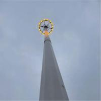 China Floodlight Tower Configurable with Four to Sixteen High Power LED or Metal Halide Floodlights for Wide Area Illumination for sale