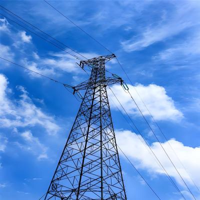China Electric Power Tower Hot Dip Galvanized Steel Structure Transmission Line Tower for High Voltage Power Grid Construction for sale