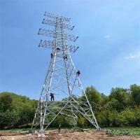 China Electric Power Tower High Strength Bolt Assembly Transmission Tower Suitable for 10kV to 500kV Voltage Grade Applications for sale