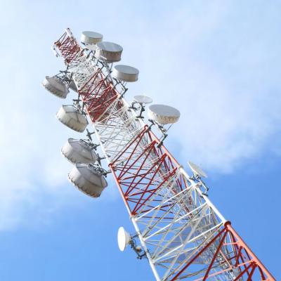 China Steel tube tower offering flexible height options to accommodate different project specifications and site constraints for sale