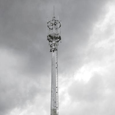 China Monopole Cellular Tower Designed for Enhanced Wind Load Resistance Ensuring Stability and Safety in Various Environments for sale