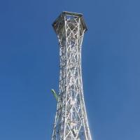 China Radar Tower customizable height and platform size with hot dip galvanized anti corrosion surface treatment for long lasting outdoor for sale