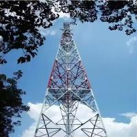 China Steel tube tower designed for radio television signal expansion with rigorous steel structure design and long service life for sale