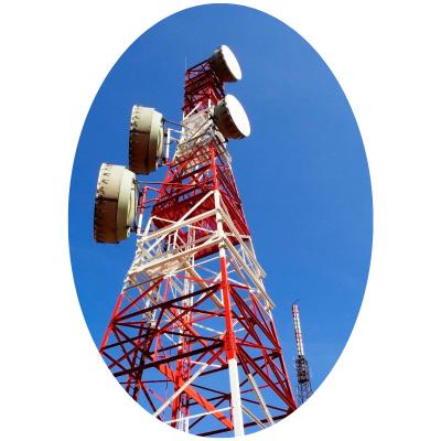China Durable angle steel tower designed for 4G 5G wireless coverage with stable structure strong wind resistance and long service life for sale