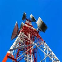 China Durable angle steel tower designed for 4G 5G wireless coverage with stable structure strong wind resistance and long service life for sale