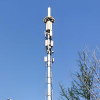 China Q235/Q355/Q420 30m Self-Supporting Steel Monopole Tower for Telecom Communication & Wifi for sale