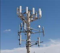 China Monopole Tower Single Pole Tower with Hot Dip Galvanized Coating and Multiple Connection Types for Communication Support for sale