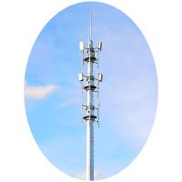 China Monopole Tower Hot Dip Galvanized Telecom Tower with Long Service Life Over 30 Years and Fast Delivery Within 30 Days for sale