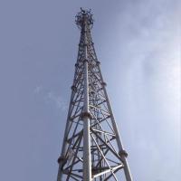 China High strength steel tube tower with rigorous design and hot dip galvanized anti corrosion process ideal for mountains suburbs and cities for sale