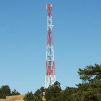 China Steel tube tower designed for 4G and 5G signal transmission featuring stable structure strong wind resistance and long service life for sale
