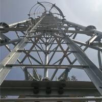 China Steel tube tower designed for 4G and 5G signal transmission featuring stable structure strong wind resistance and long service life for sale