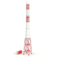China Durable angle steel tower designed with hot dip galvanized anti corrosion process suitable for 4G 5G radio and television signal expansion for sale
