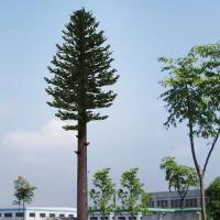 China Bionic Tree Tower Communication Structure Hot Dip Galvanized Realistic Pine Palm Tree Design Customizable Height Up to 60 Meters for sale