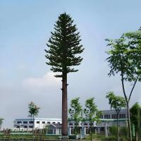 China High strength steel Bionic Tree Tower with realistic pine palm and banyan shapes customizable height from 10 to 60 meters for communication needs for sale
