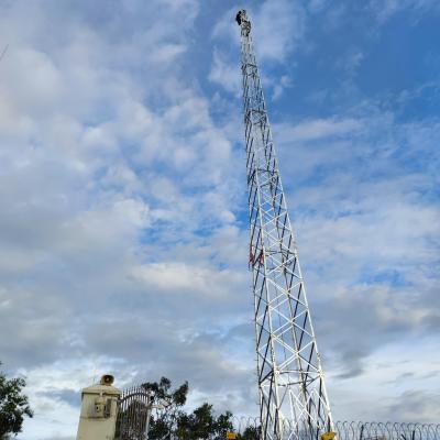 China Steel Lightning Tower Hot Dip Galvanized Lightning Protection Tower with Anti Corrosion Coating for and Equipment Safety for sale