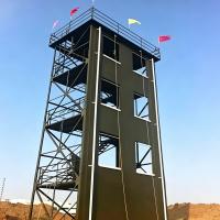 China Training Tower Fire Fighting Exercise Tower with Stable Four Legged Steel Frame and Hot Dip Galvanized Surface Treatment for sale
