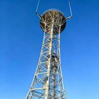 China Radar Tower stable and structure for meteorological weather radar monitoring climate data collection and airport radar systems for sale