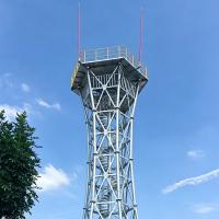 China Hot Dip Galvanized Steel Radar Tower 20 to 80 Meters Strict Raw Material Inspection and Full Process Control for Performance for sale