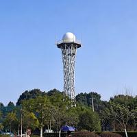 China Angular Steel Radar Tower, High Toughness, Corrosion Resistant, Weather Data Collection for sale