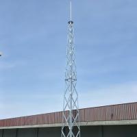 China Hot Dip Galvanized Q235B Steel Lightning Protection Tower For Building Substation Lightning Earthing Protection for sale
