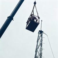 China Hot Dip Galvanized Q235B Steel Lightning Protection Tower For Building Substation Lightning Earthing Protection for sale