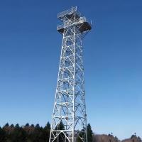 China Customizable Steel Lookout Guard Tower Hot Dip Galvanizing Surface Treatment for Telecommunication Applications for sale