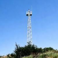 China 5G WiFi Signal 4 Legs Observation Watchtower 20-50m Hot Dip Galvanized Angle Steel Communication Tower with Lightning Protection for sale