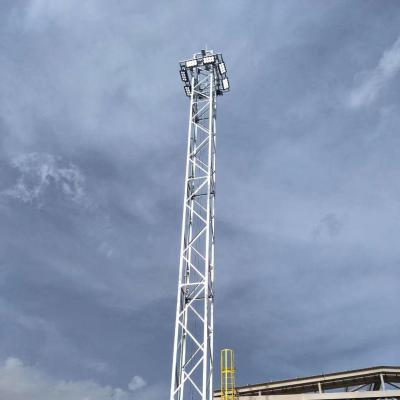 China Customizable Floodlight Tower with Height Options from 10 to 80 Meters and Configurable Lighting Capacity for Wide Area Outdoor Lighting for sale