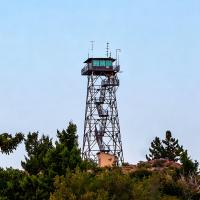 China Galvanized Steel Self Supporting Lookout Guard Tower Fire Lookout Tower Observation Lattice Steel Tower for sale