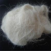 China Scoured White Goat Hair  Waste for sale