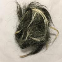 China Scoured Chinese Grey Clipped Goat Hair for sale