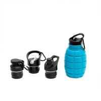 China Multicolor Silicone Drink Bottle , Stainless Steel Water Bottle With Silicone Sleeve for sale