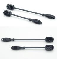China Portable Silicone Cup Brush Practical , 24cm Multipurpose Silicone Bottle Washer for sale