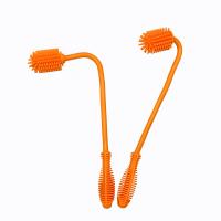 China Bendable Flexible Silicone Bottle Brush Cleaning Durable 32cm for sale