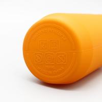 China Portable Silicone Roll Up Water Bottle Odorless , Multiscene Silicone Water Container for sale