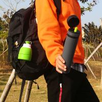 China Silicone Travel Water Bottles Portable Leakproof Height 27cm for sale