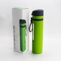 China Silicone Travel Water Bottles Portable Leakproof Height 27cm for sale