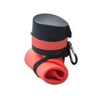 China Silicone Travel Water Bottles Portable Leakproof Height 27cm for sale