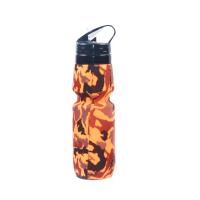 China Squeeze Silicone Water Bottle Reusable BPA Free Tasteless 750ml for sale