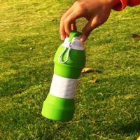 China Practical Silicone Water Jug Lightweight , Harmless Silicone Folding Water Bottle for sale