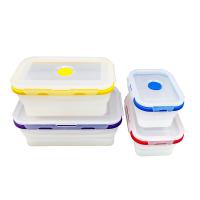China 2L Salad Silicone Lunch Container Multipurpose Stackable BPA Free for sale